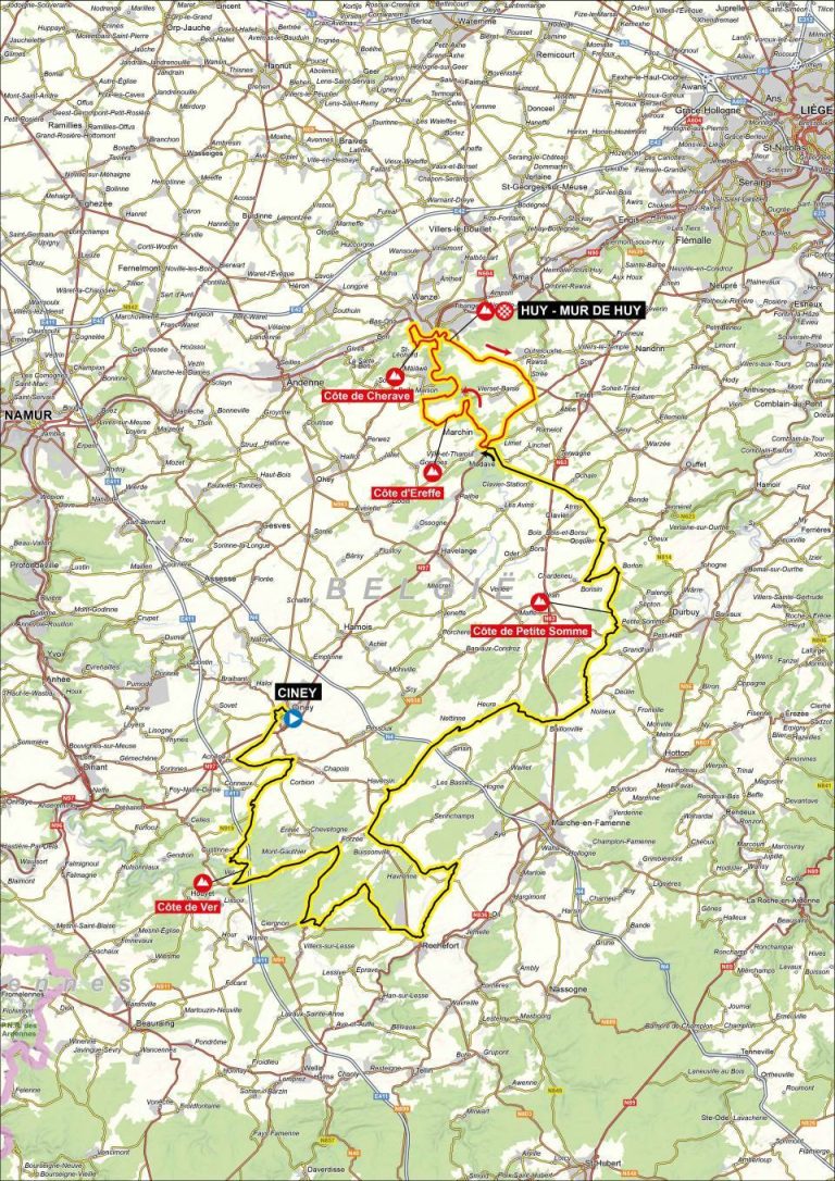 Parcours La Flèche Wallonne 2025 : le profil de la course