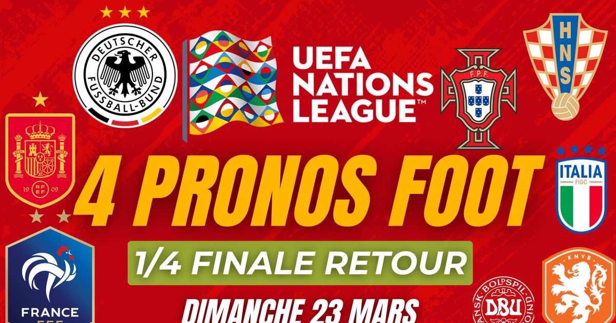 Pronostic Ligue des Nations (vidéo) : France-Croatie, Allemagne-Italie… Remportez 367€ avec ...