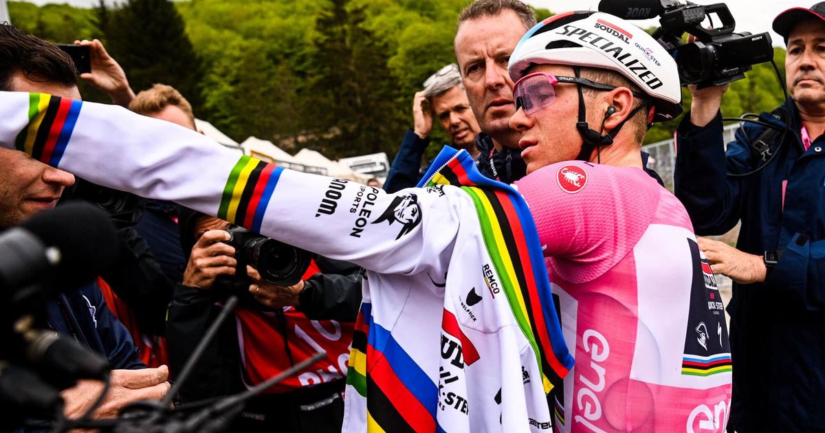 Giro 2023 : l’incroyable chute d’Evenepoel à cause… d’un chien ! (vidéo)