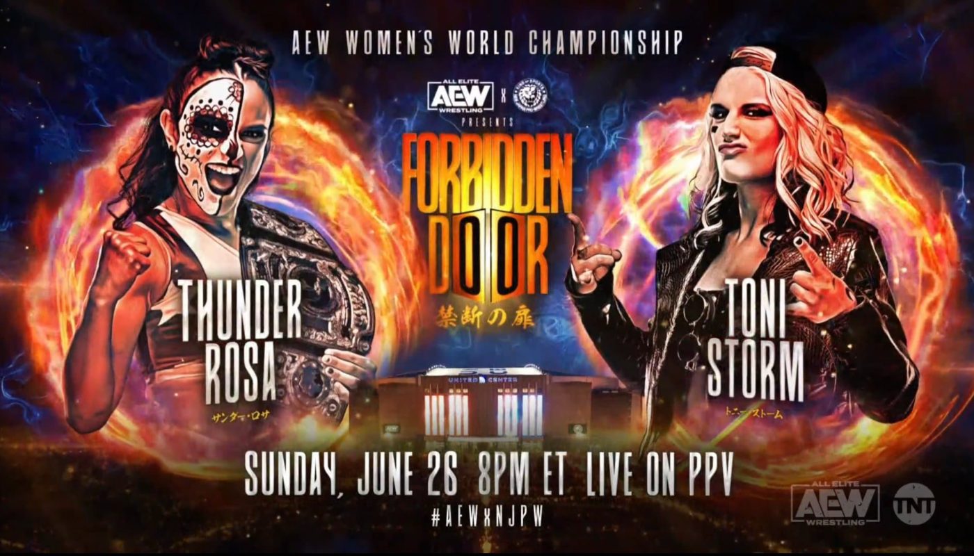 AEW x NJPW : carte finale de Forbidden Door